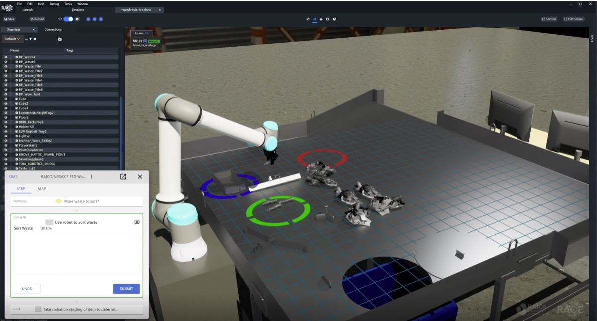 Adapting robots to sort radioactive debris on decommissioning sites - RAICo